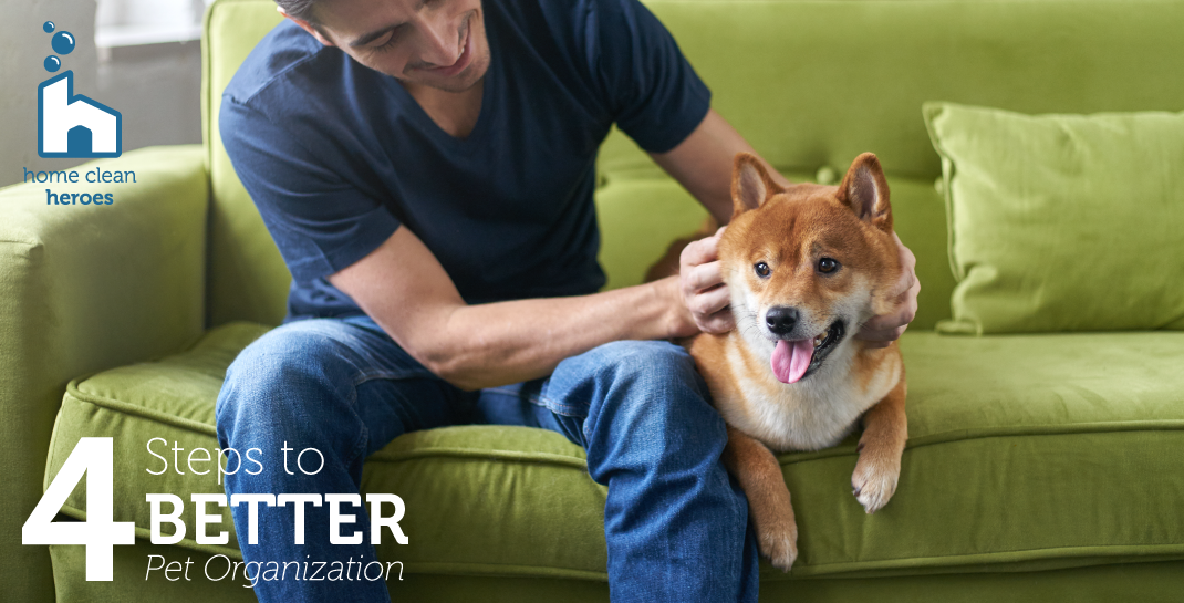 4 Steps To Better Pet Organization For A Clean Home Home Clean Heroes